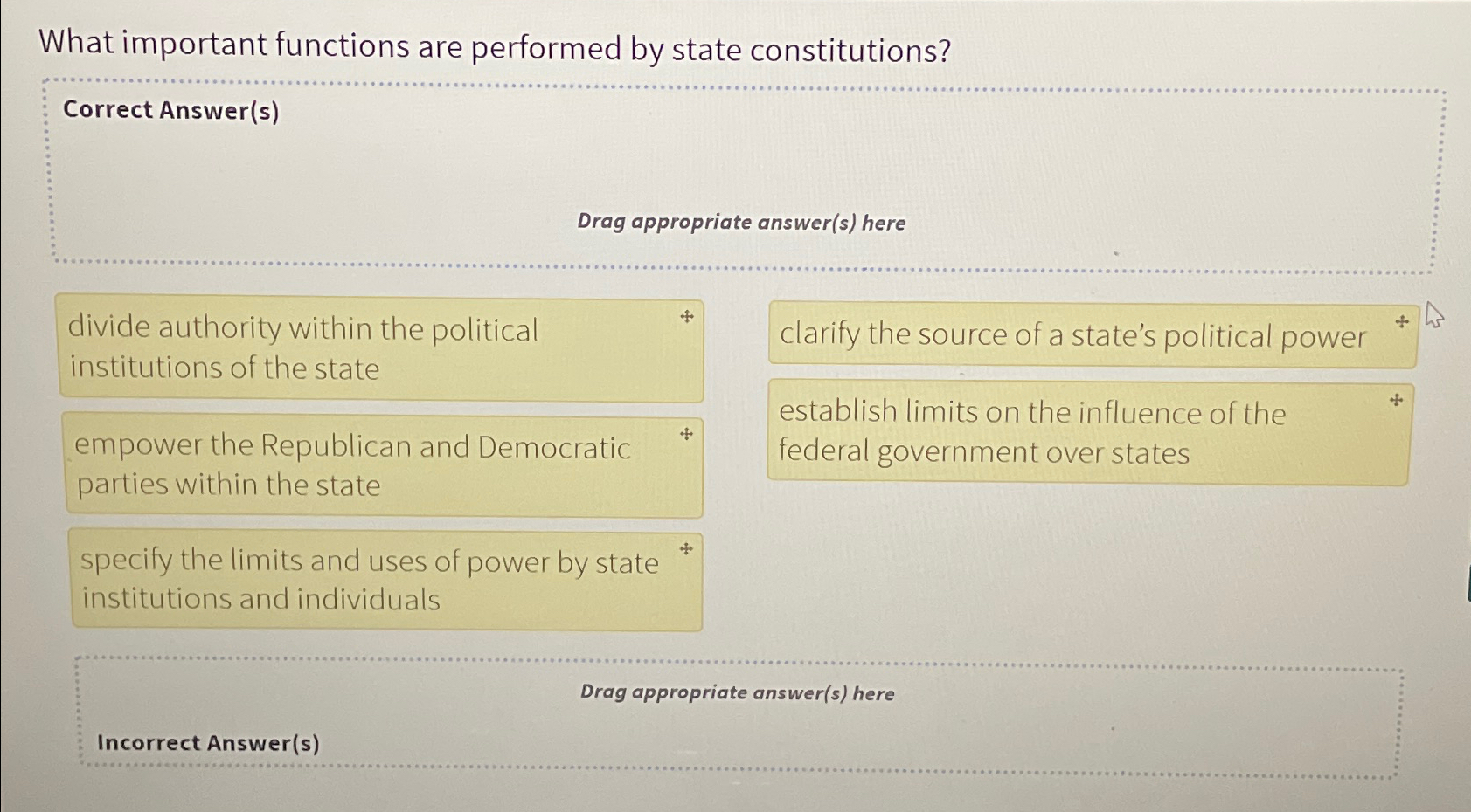 Solved What important functions are performed by state | Chegg.com