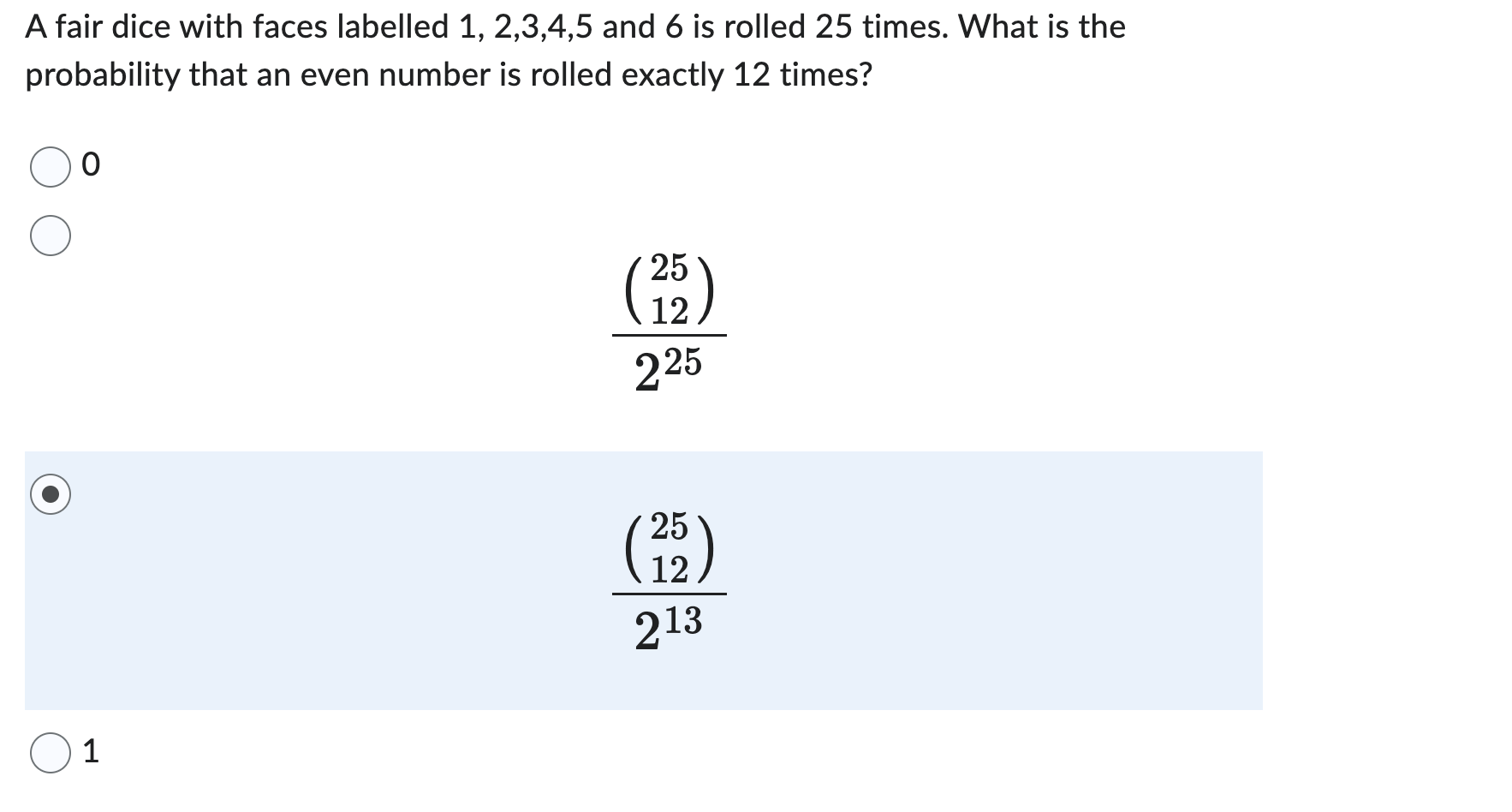 Solved A fair dice with faces labelled 1,2,3,4,5 ﻿and 6 ﻿is | Chegg.com