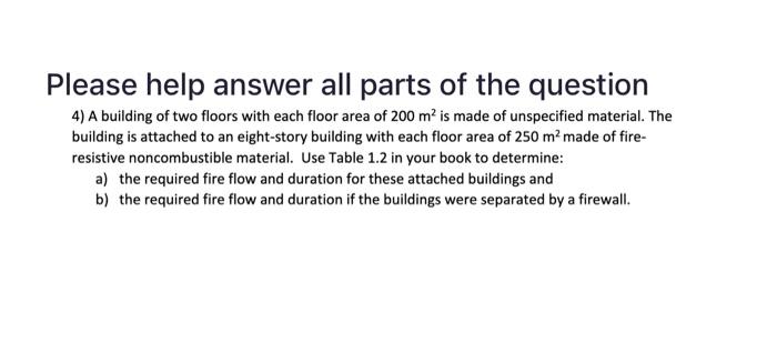 Solved Please help answer all parts of the question 4) A | Chegg.com