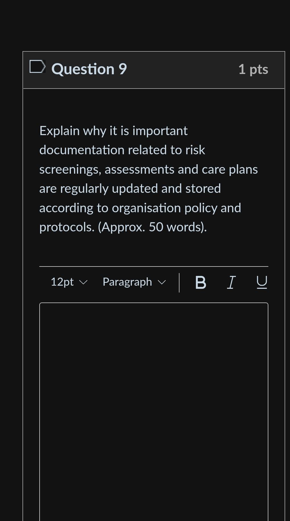 Solved Explain why it is important documentation related to | Chegg.com
