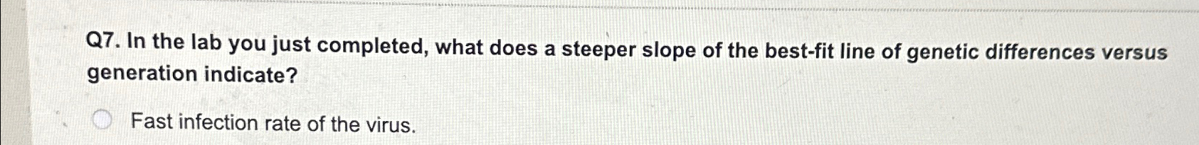 Solved Q7. ﻿In the lab you just completed, what does a | Chegg.com