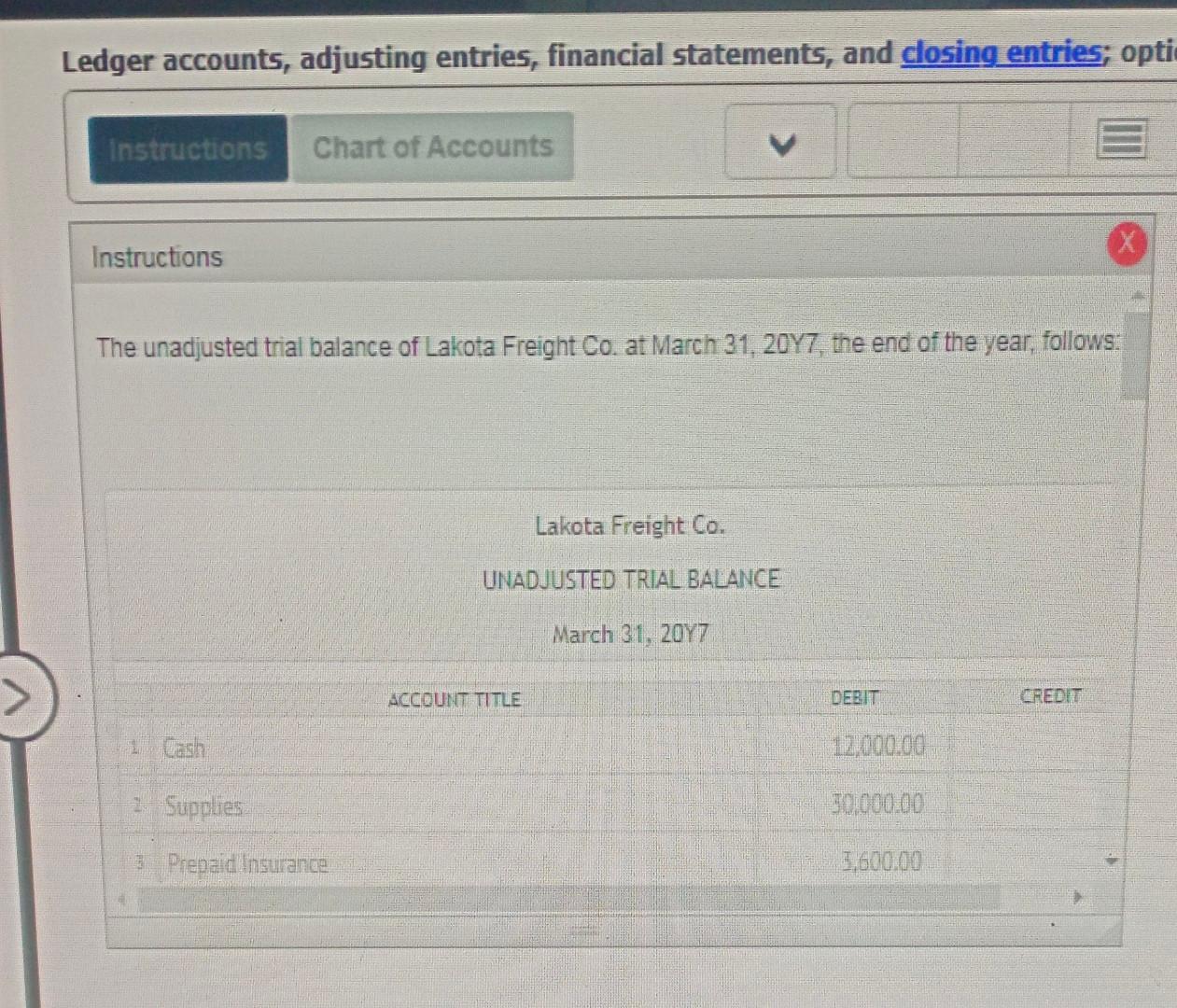 Solved Ledger accounts, adjusting entries, financial | Chegg.com
