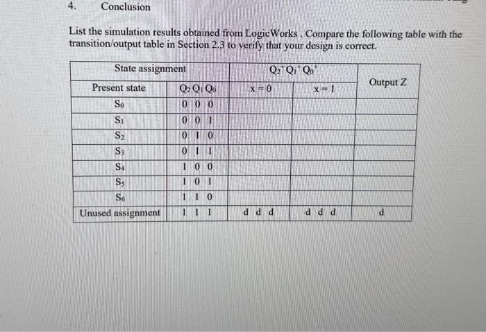 Assignment 3 Design of a Bit Sequence Detector 1 | Chegg.com