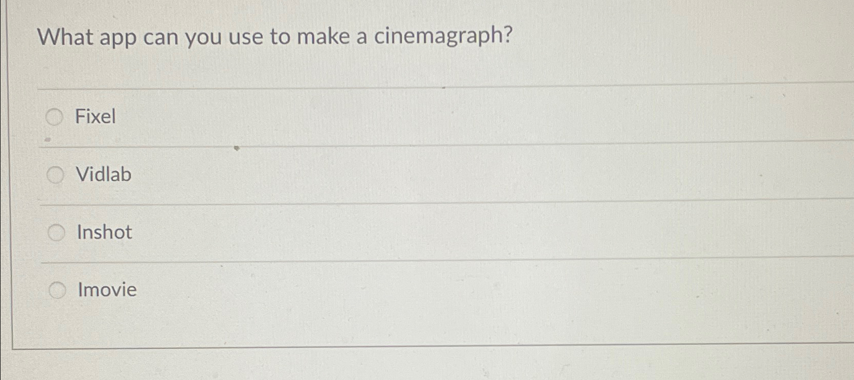 Solved What app can you use to make a | Chegg.com