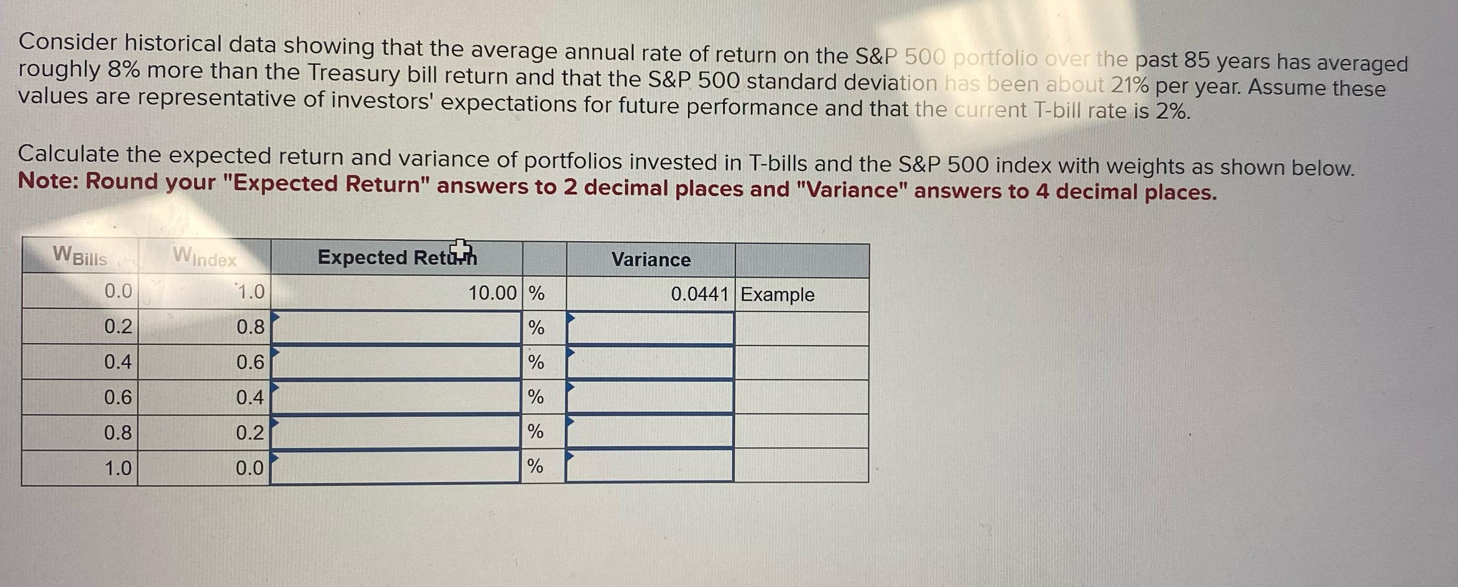 Solved Consider historical data showing that the average | Chegg.com