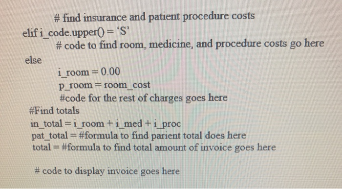 Solved General Hospital Patient Invoice Laproved General | Chegg.com