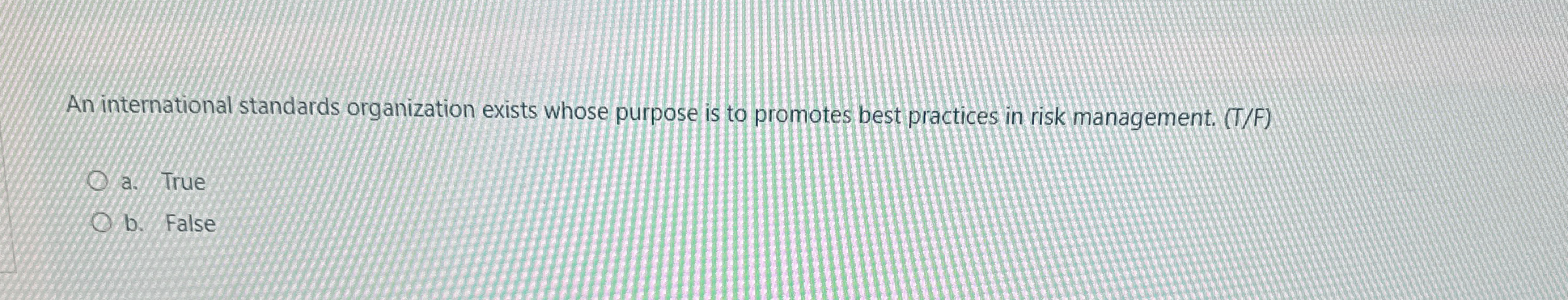 Solved An intemational standards organization exists whose | Chegg.com