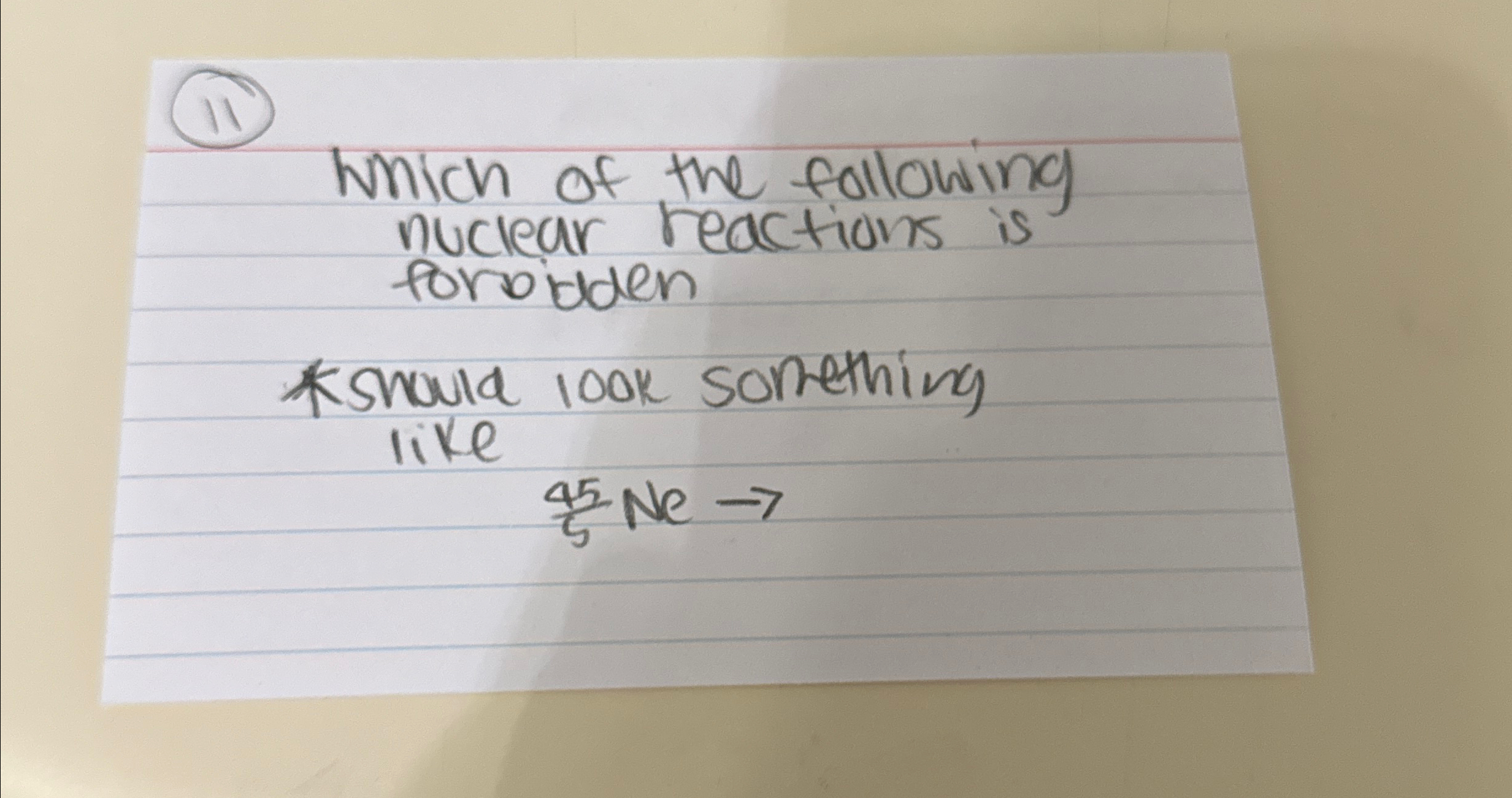 Solved (11)Which of the following nuclear reactions is | Chegg.com