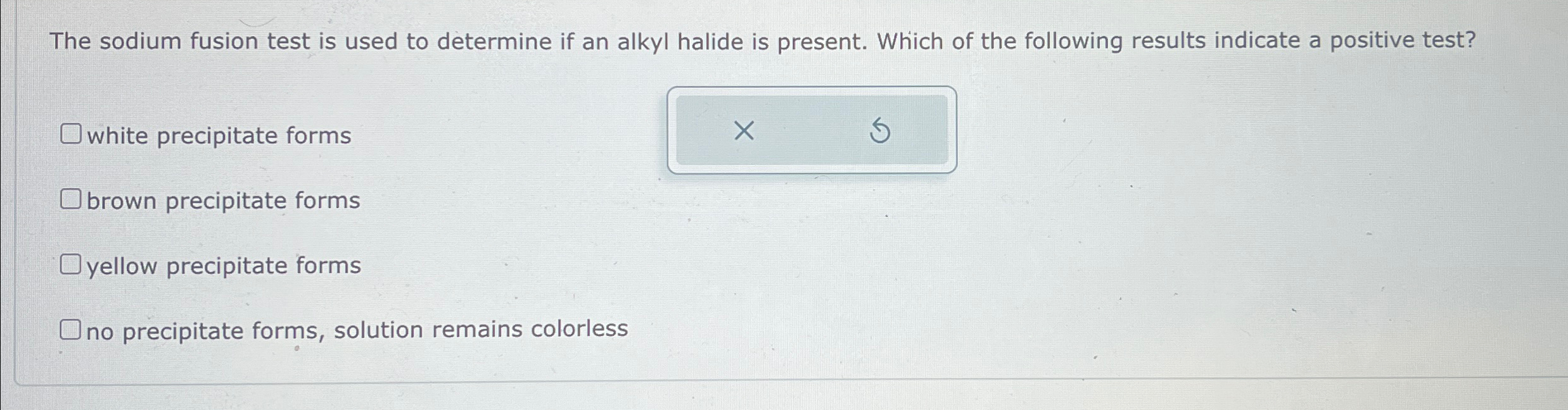 Solved The sodium fusion test is used to determine if an | Chegg.com