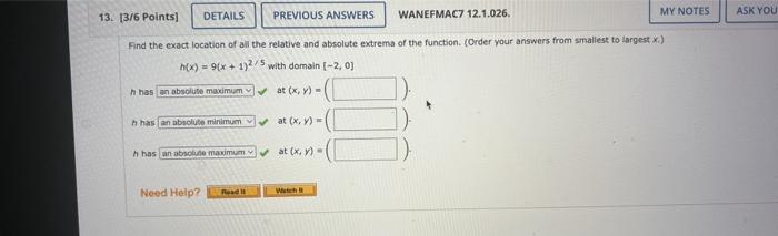 Find the exact location of all the relative and | Chegg.com
