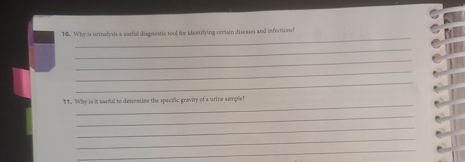Solved Why is urinalysis a useful diagnostic tool for | Chegg.com