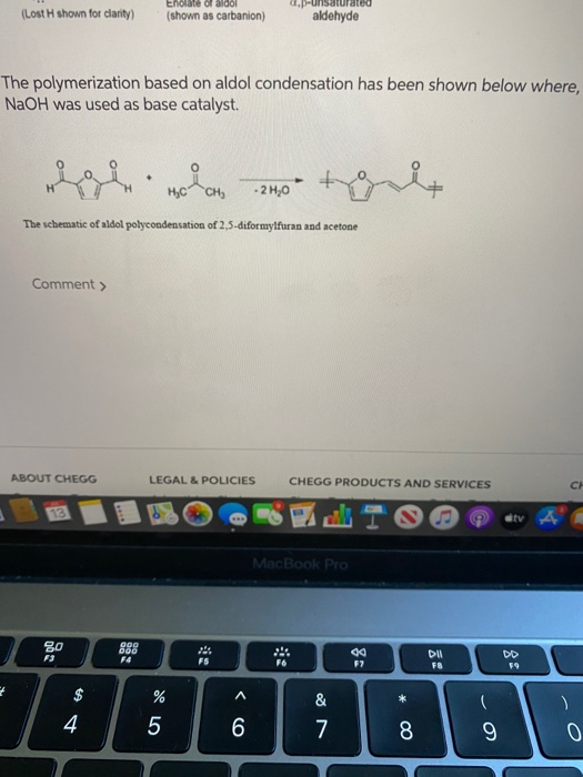 Solved Enolate or aldol (Lost H shown for clarity) (shown as | Chegg.com