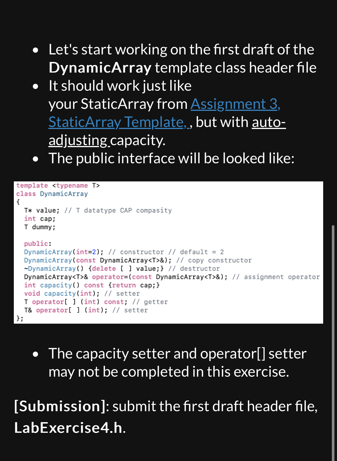 Solved Let's start working on the first draft of the | Chegg.com