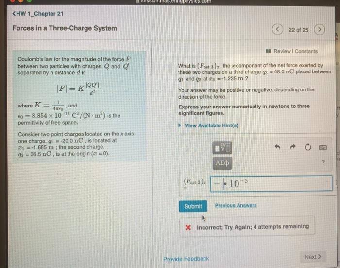 Solved Session.masteringphysics.com KHW 1_Chapter 21 Forces | Chegg.com