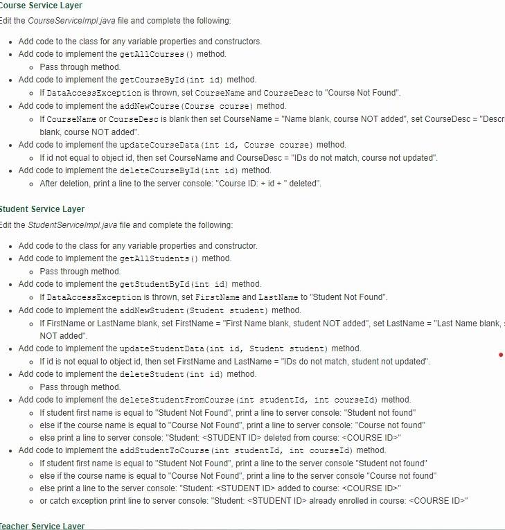 Solved Controller package Course controller Edit the | Chegg.com