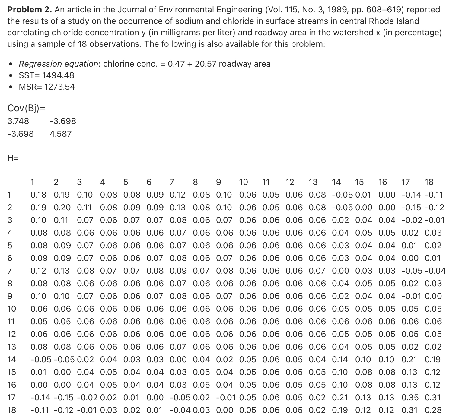 Solved What is the residual value for observation #5, ﻿if | Chegg.com