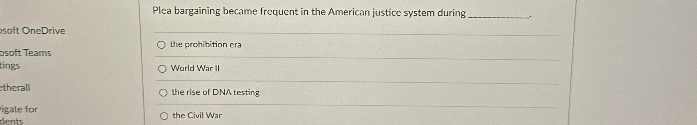 Solved Plea bargaining became frequent in the American | Chegg.com
