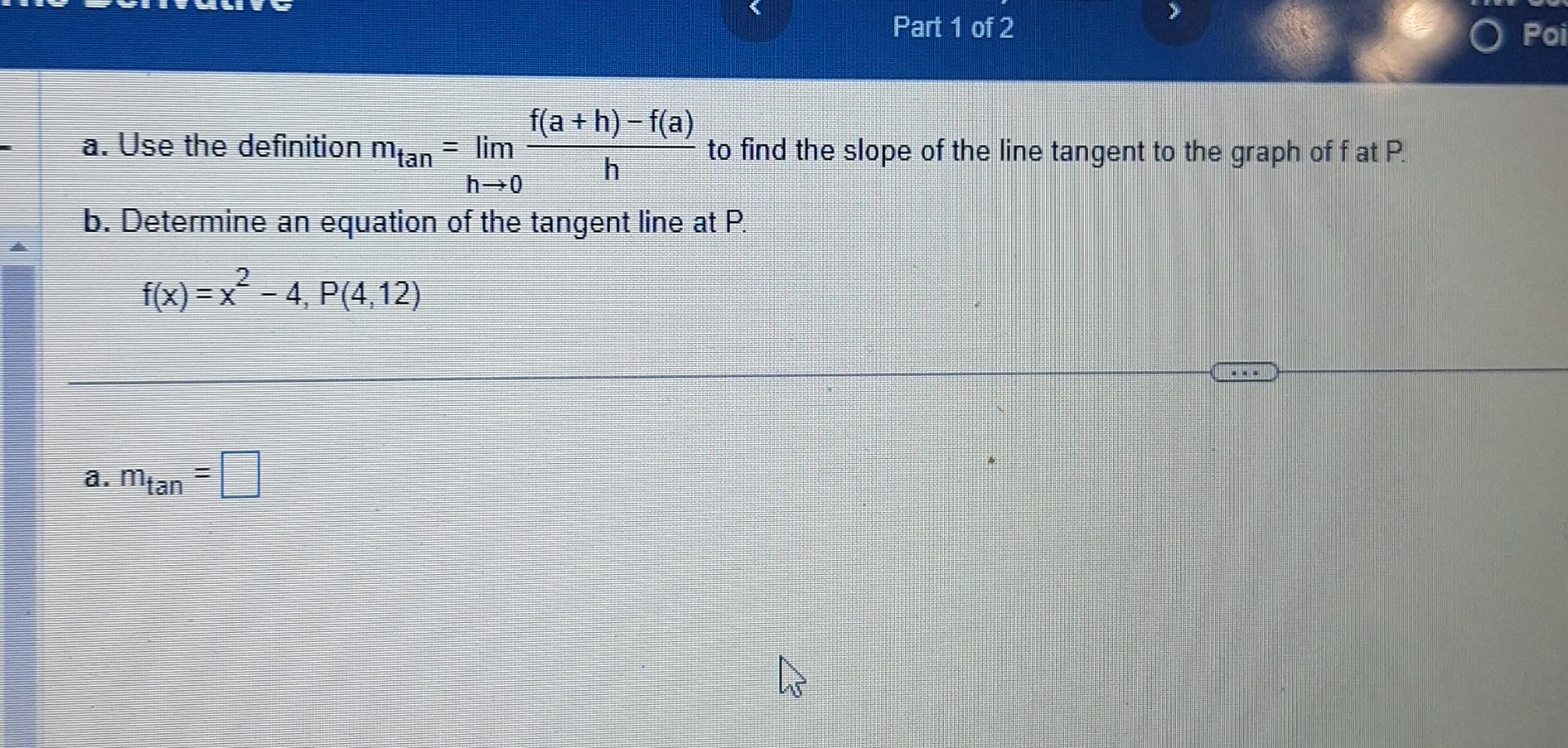 Solved Part 1 ﻿of 2a. ﻿Use the definition | Chegg.com