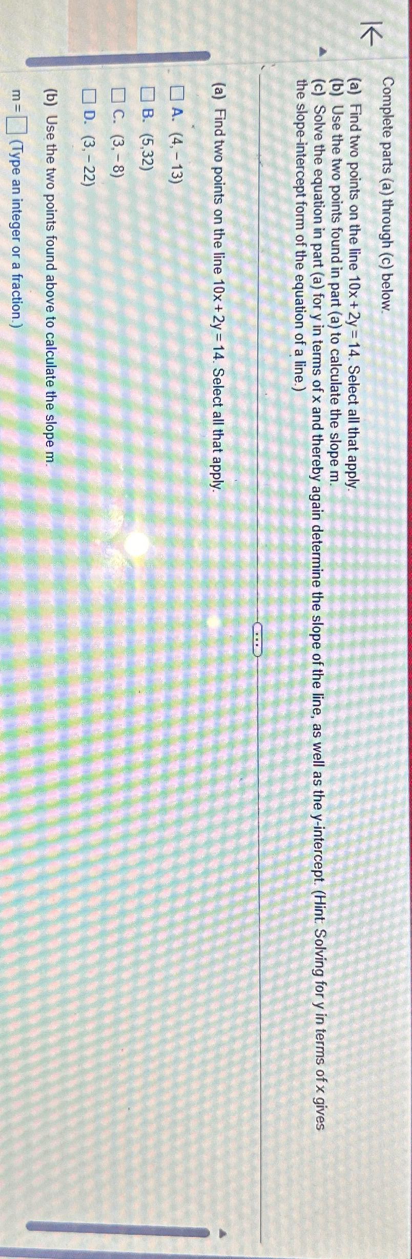 Solved Complete parts (a) ﻿through (c) ﻿below.(a) ﻿Find two | Chegg.com