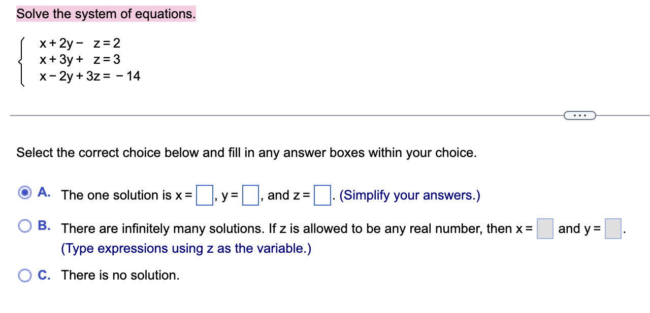 Solved Fsolve The System Of Equationssolve The System Of