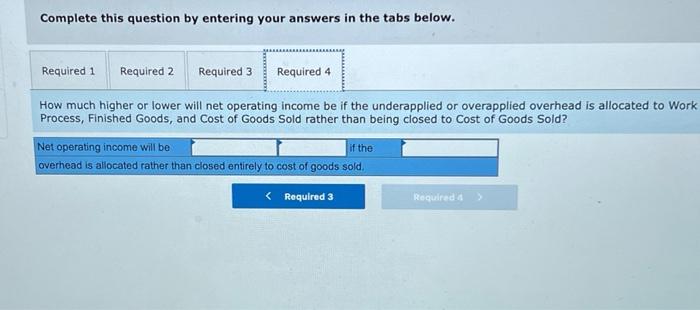 Solved Problem 3-12 (Algo) Predetermined Overhead Rate; | Chegg.com