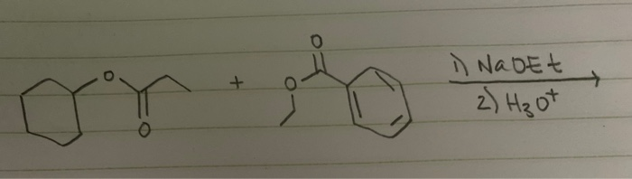Solved 1) NaOet o + 2) H₃0t orighe i 1) NaOet 2) H₃ot | Chegg.com