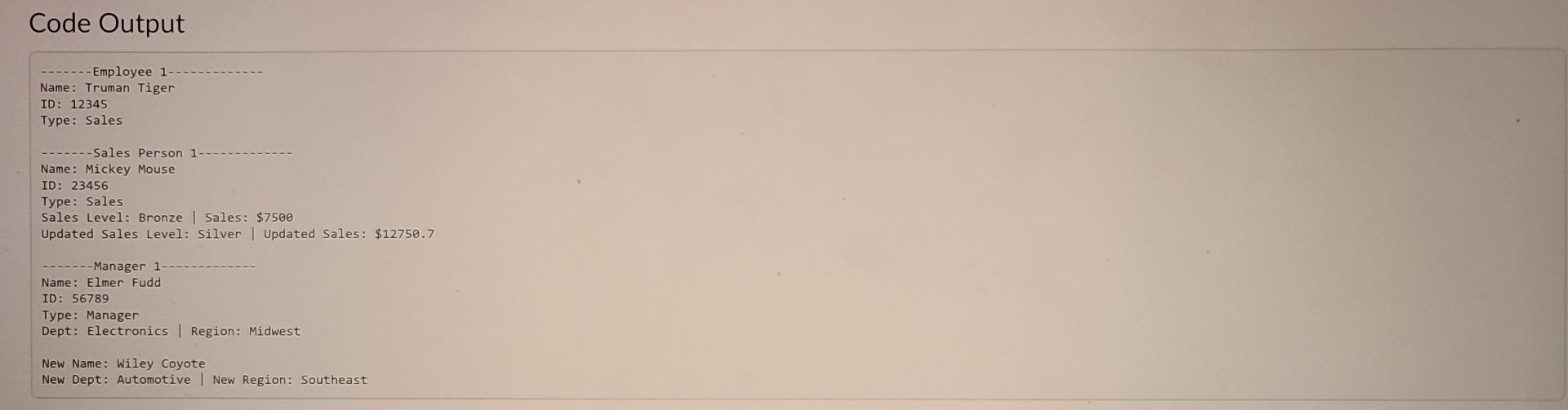 Solved below. Inheritance in C\#. Requirements: Project | Chegg.com