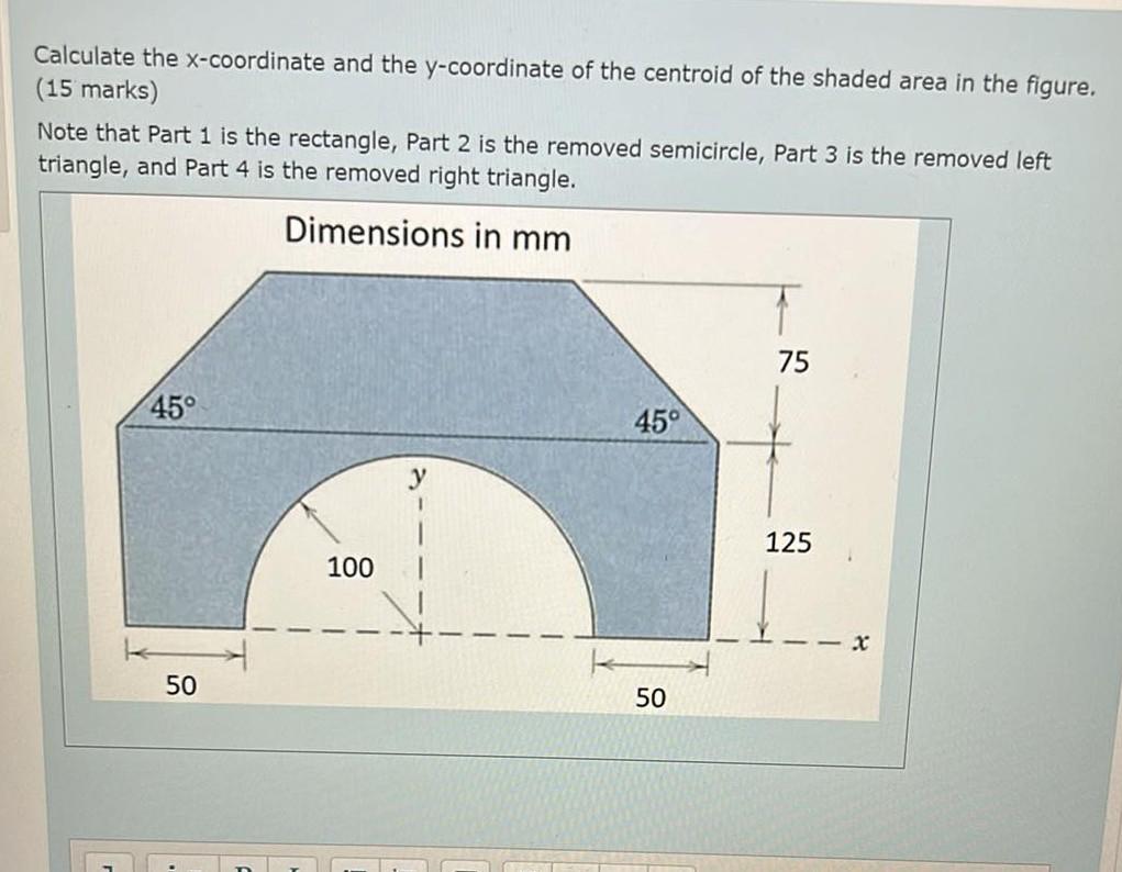 Solved Calculate the x-coordinate and the y-coordinate of | Chegg.com