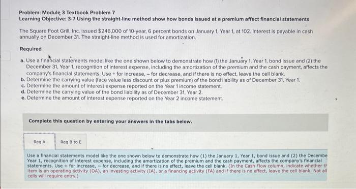 Solved Problem: Module 3 Textbook Problem 7 Learning | Chegg.com
