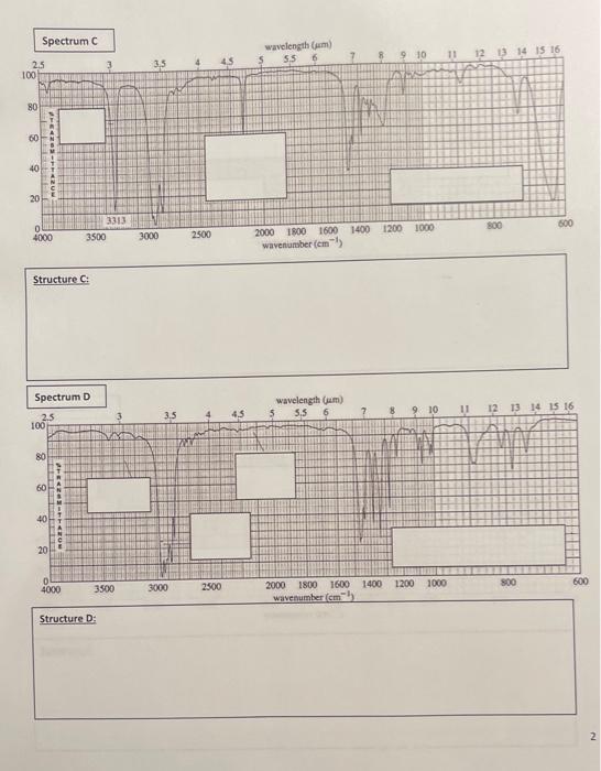 Structure A: Structure B:Structure C: 2Structure E: | Chegg.com