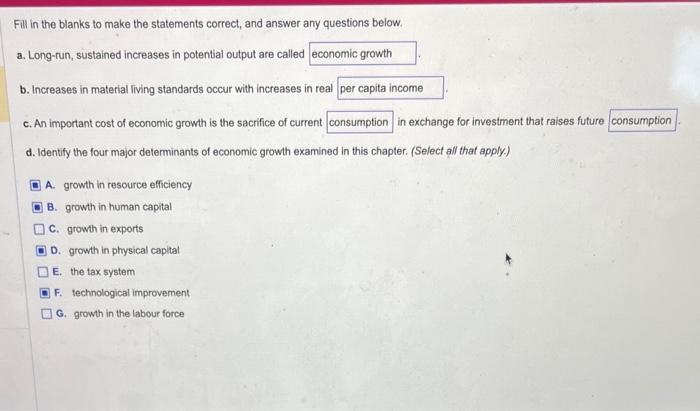 Solved Fill in the blanks to make the statements correct, | Chegg.com