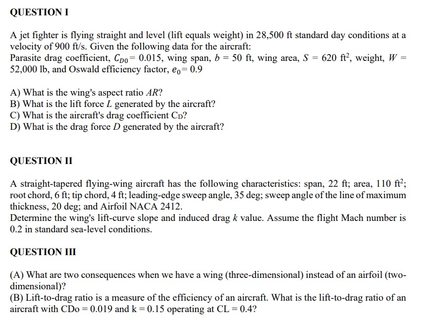 Solved QUESTION IA jet fighter is flying straight and level | Chegg.com