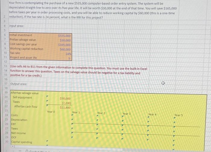 Solved Your firm is contemplating the purchase of a new | Chegg.com