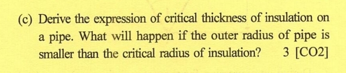 Solved (c) ﻿Derive the expression of critical thickness of | Chegg.com