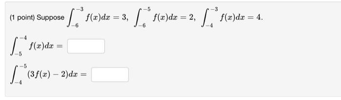 Solved (1 point) Suppose | Chegg.com