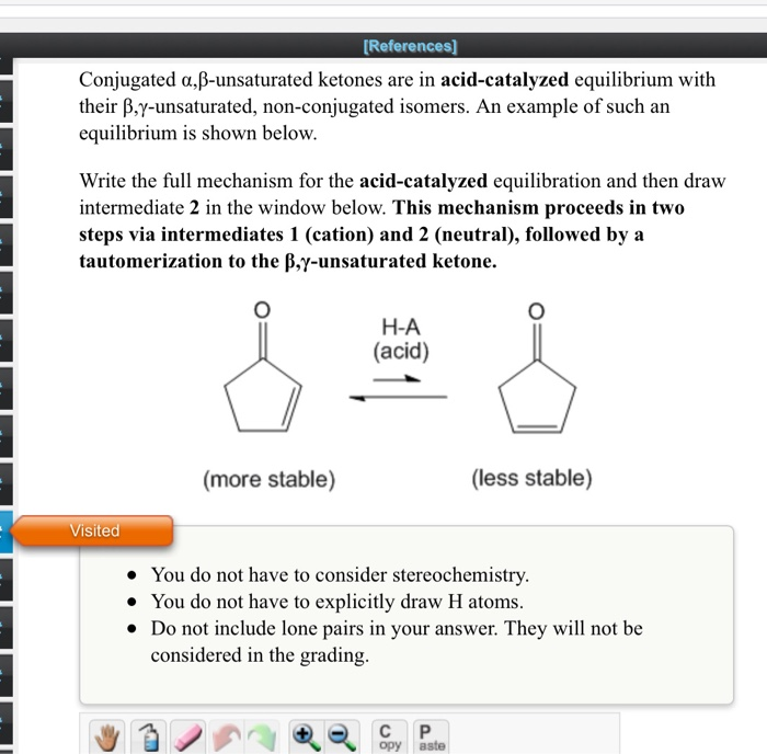 Solved [References) Conjugated 0,5-unsaturated ketones are | Chegg.com