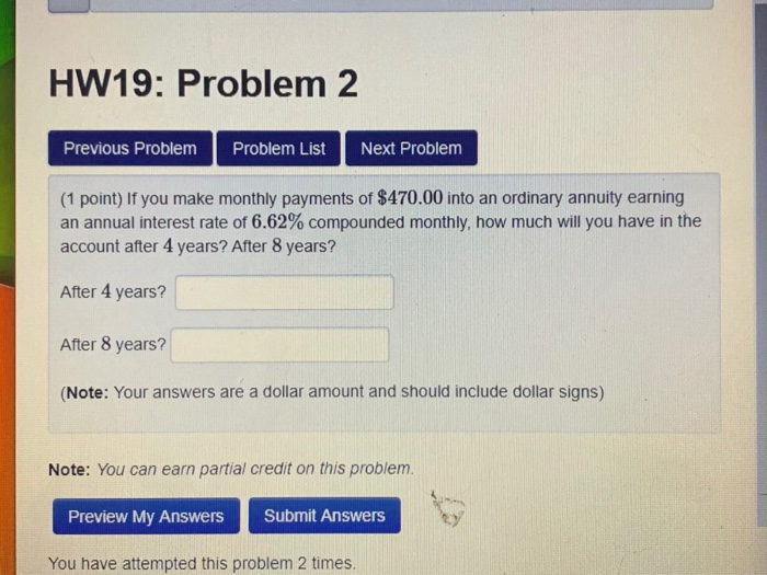 Solved HW19: Problem 2 Previous Problem Problem List Next | Chegg.com