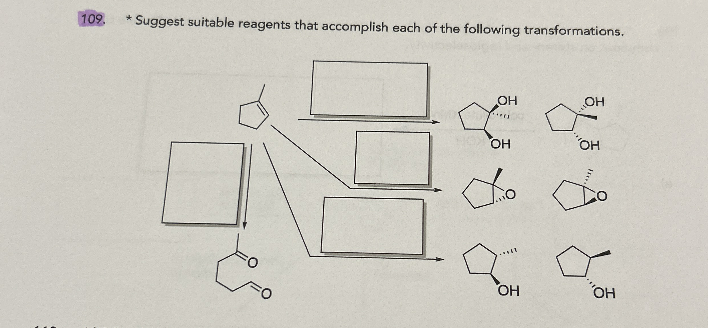 Solved Suggest suitable reagents that accomplish each of the | Chegg.com