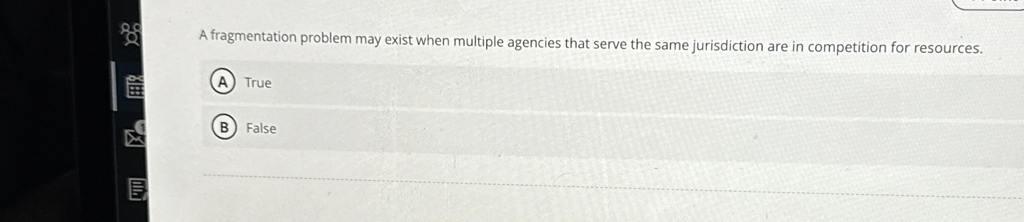 Solved A fragmentation problem may exist when multiple | Chegg.com