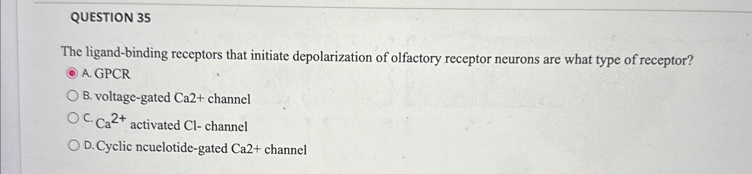 Solved QUESTION 35The ligand-binding receptors that initiate | Chegg.com