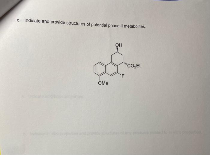 Solved c. Indicate and provide structures of potential phase | Chegg.com Solved c. Indicate and provide structures of potential phase | Chegg.com