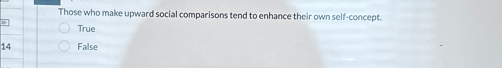 Solved Those who make upward social comparisons tend to | Chegg.com