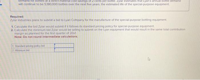 Solved Required information Zylar Industries is a | Chegg.com