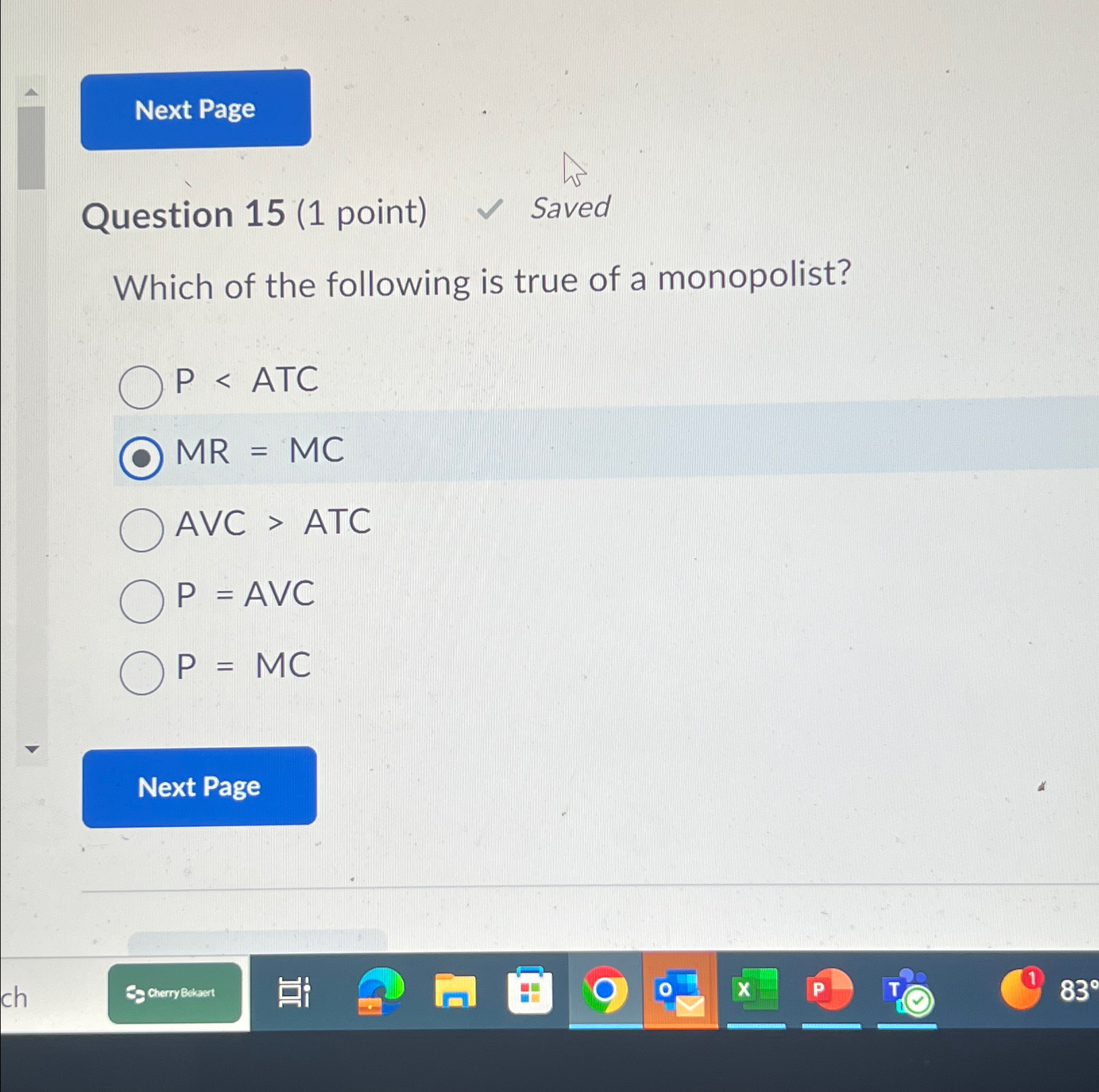 Solved Question 15 (1 ﻿point) ﻿SavedWhich of the following | Chegg.com