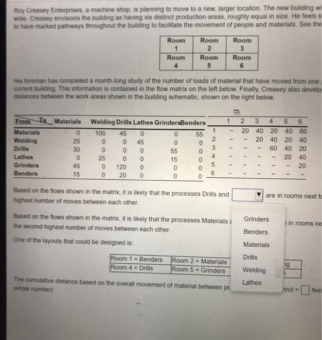 Solved Roy Creasey Enterprises, a machine shop, is planning | Chegg.com
