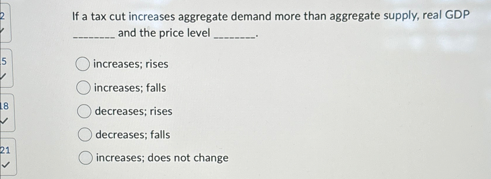 Solved If a tax cut increases aggregate demand more than | Chegg.com