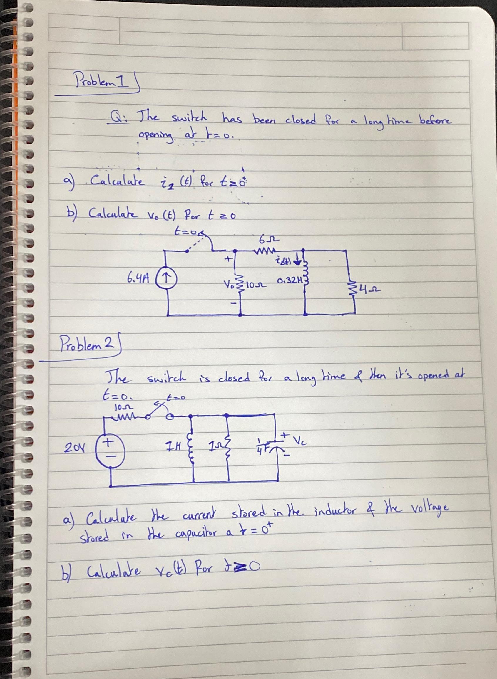 Please solve those two problems Ive tried solving | Chegg.com