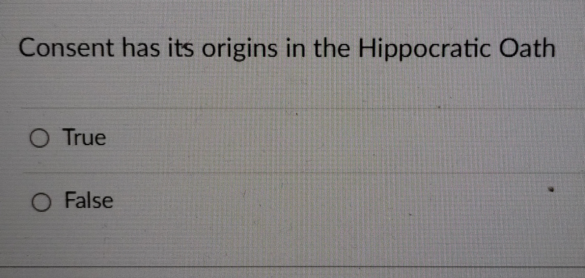 Solved Consent has its origins in the Hippocratic | Chegg.com