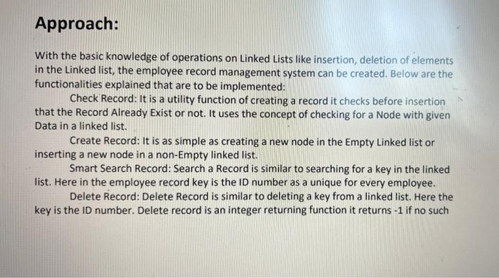 Solved Data structures Project Employee record management | Chegg.com Solved Data structures Project Employee record management | Chegg.com