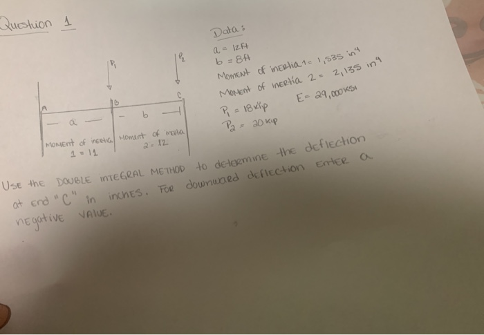 Solved use the double integral method to determine the | Chegg.com